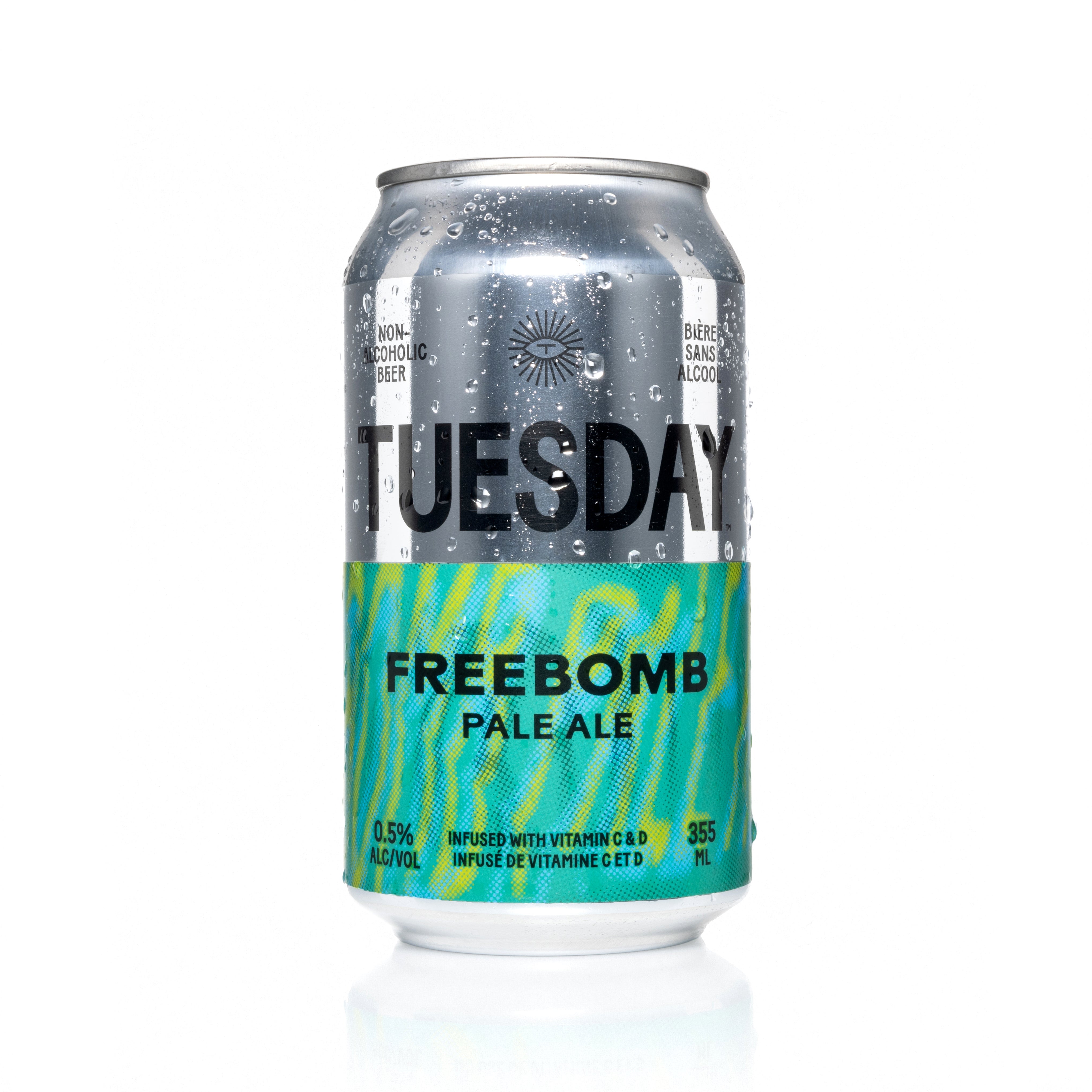 Tuesday Brewing - Freebomb Pale Ale (non-alcoholic) 4-pack | TEMPERANCE ...